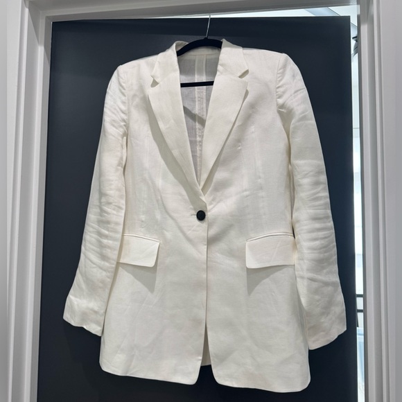 Massimo Dutti | Jackets & Coats | Massimo Dutti Linen Blazer | Poshmark